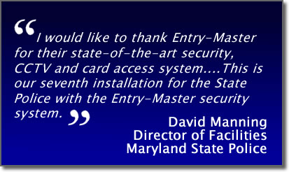 Western Operations Center Hagerstown Maryland | Maryland State Police | Entry-Master - security ...